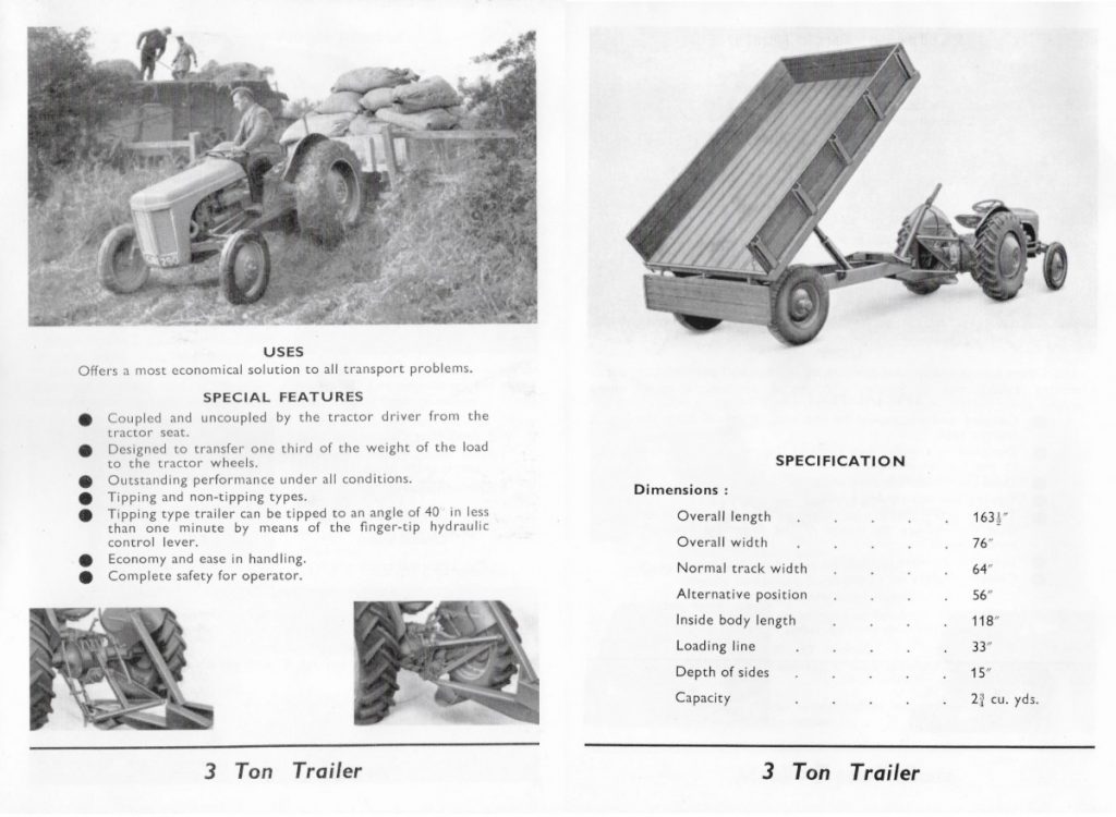Three Ton Trailer | Ferguson Club