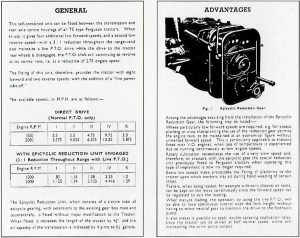 Ferguson Epicyclic Reduction Gearbox | Ferguson Club